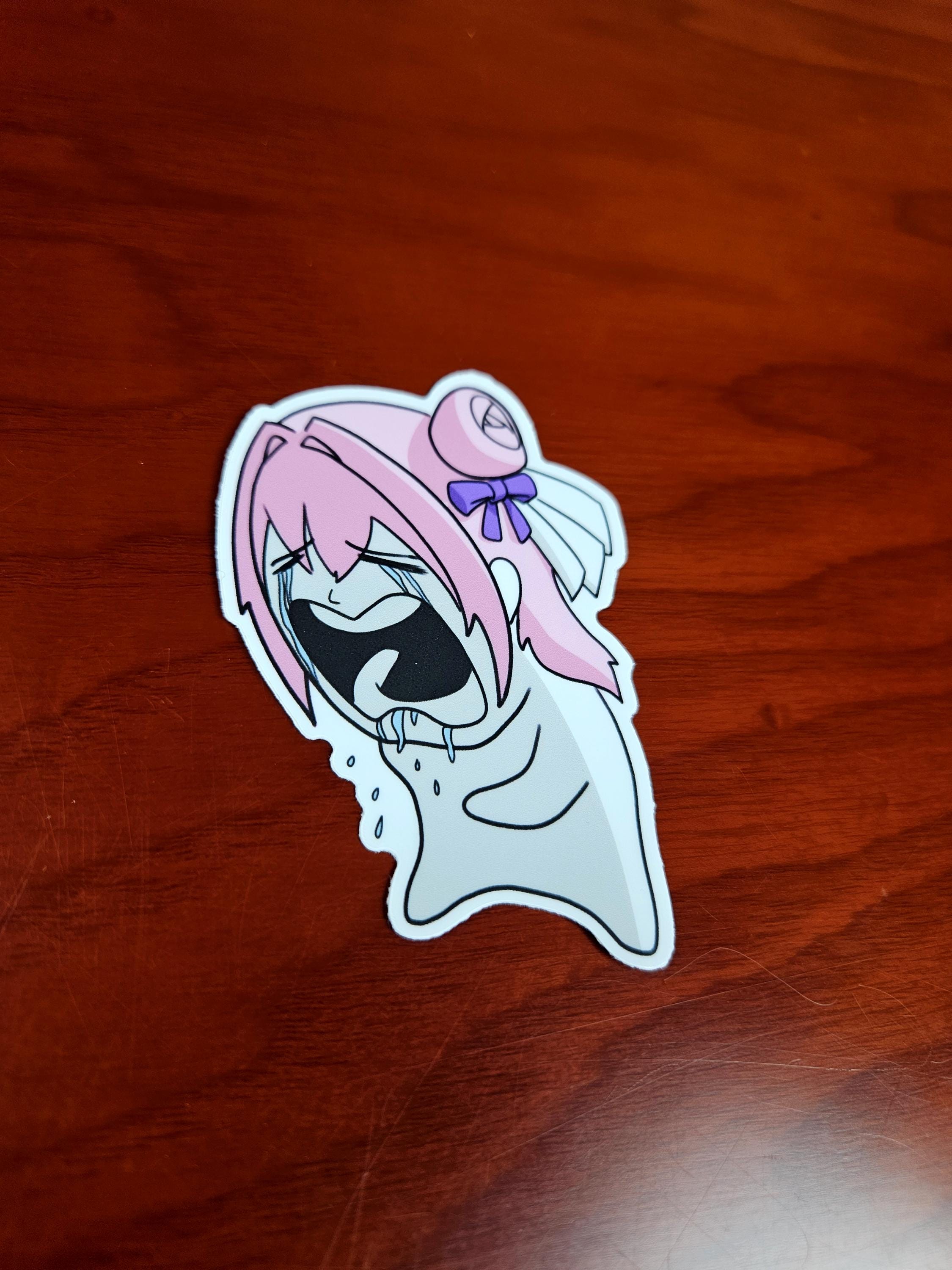 Doro Cry Sticker | Water Resistant Sticker for Laptops, Water Bottles ...