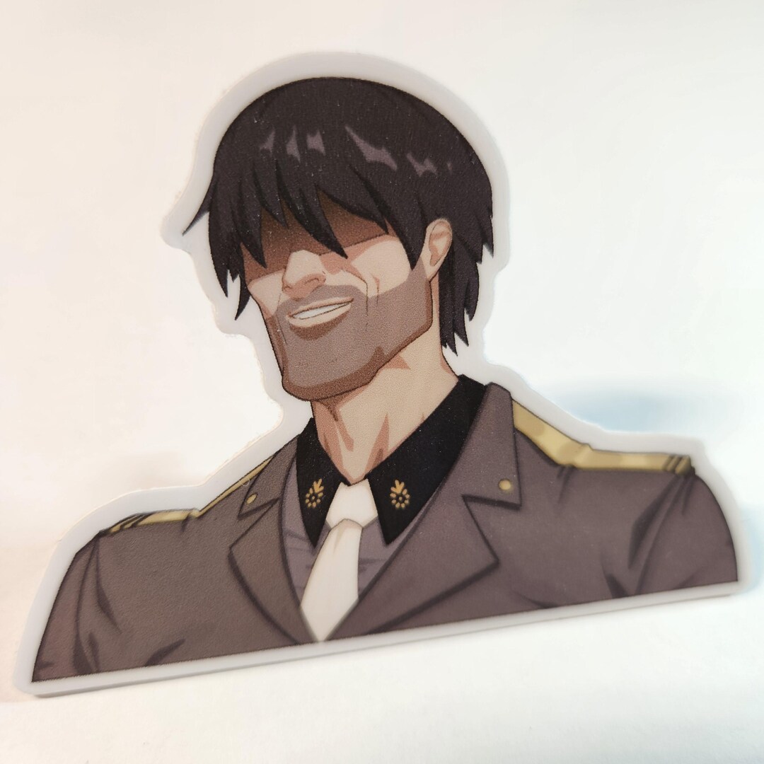 Commander Giga Chad Sticker | Water Resistant Sticker for Laptops ...