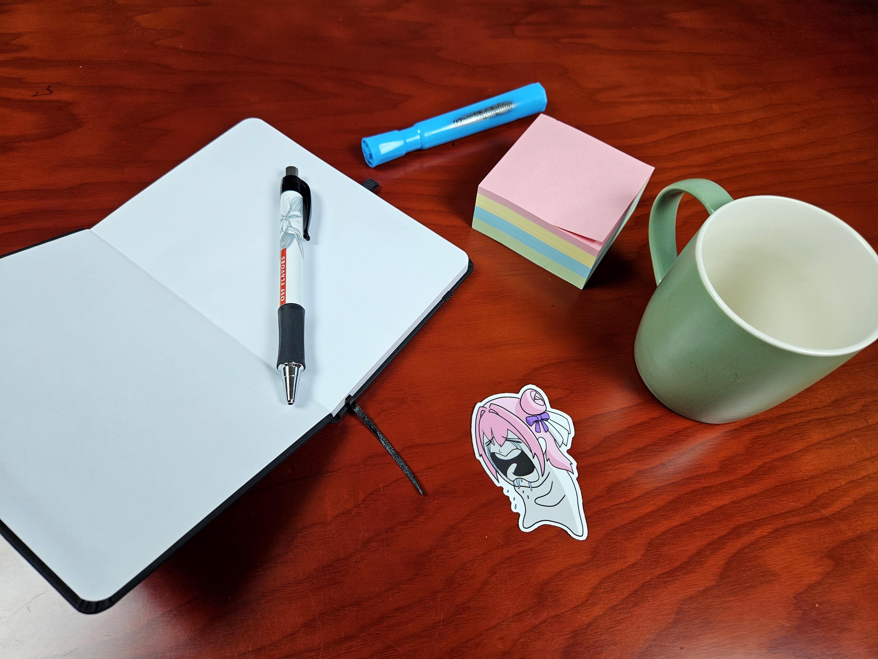 Doro Cry Sticker | Water Resistant Sticker for Laptops, Water Bottles ...