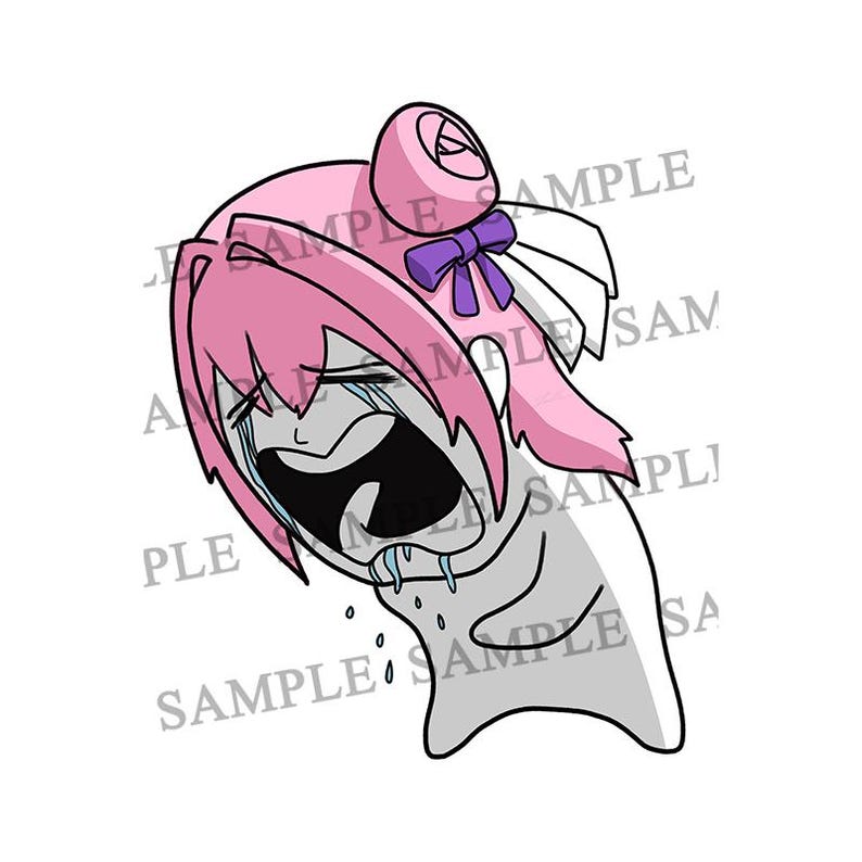 Doro Cry Sticker | Water Resistant Sticker for Laptops, Water Bottles ...