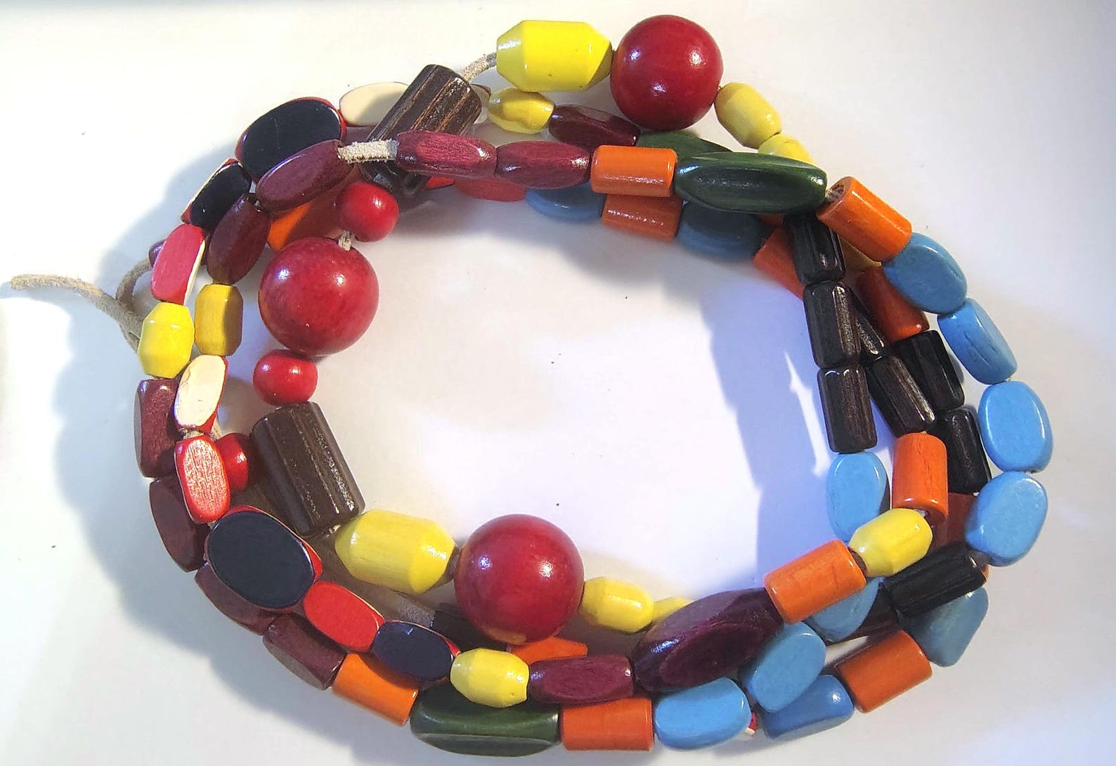 Vintage Camp Fire Girls Wooden Multicolor Beads Lot 1960s Collectable ...