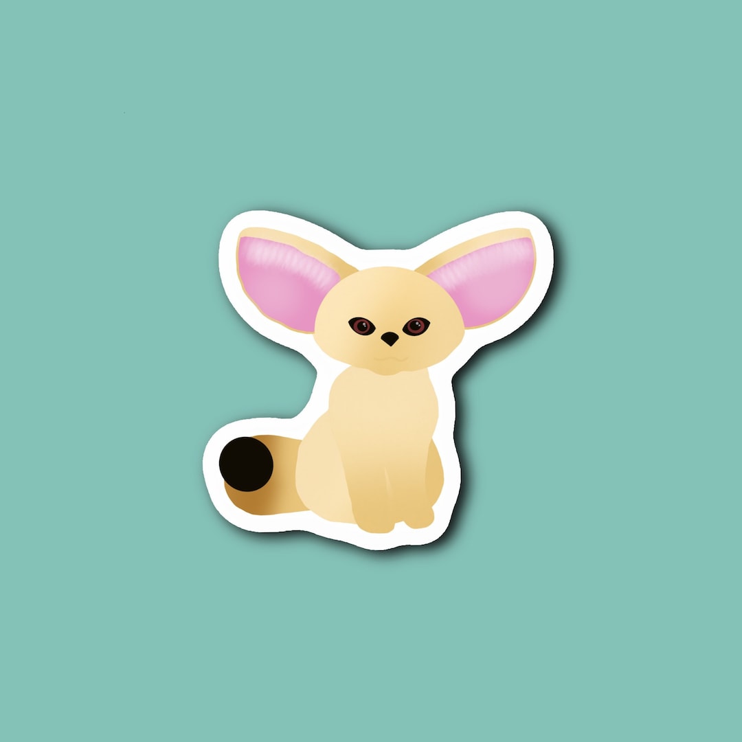 Fennec Fox Sticker - Etsy