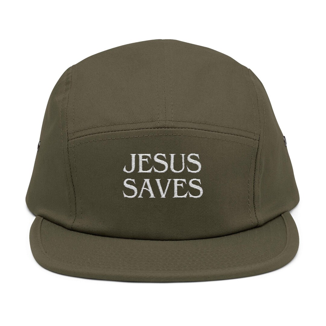 Christian Vintage 5 Panel Cap, Embroidered Baseball Hat With 'jesus ...