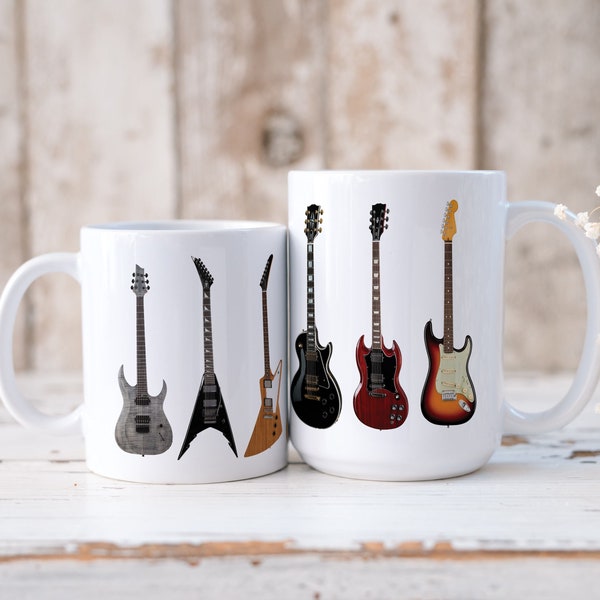 Guitar Mug - Etsy