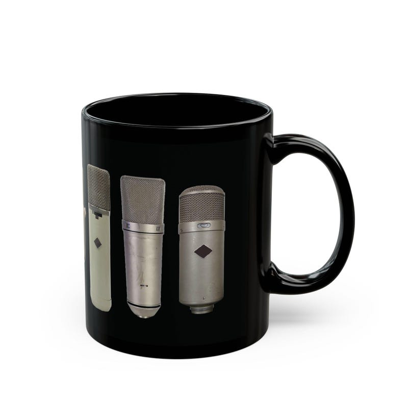 Condenser Microphones Mug, Recording Studio Mug, Singers Mug, Music ...