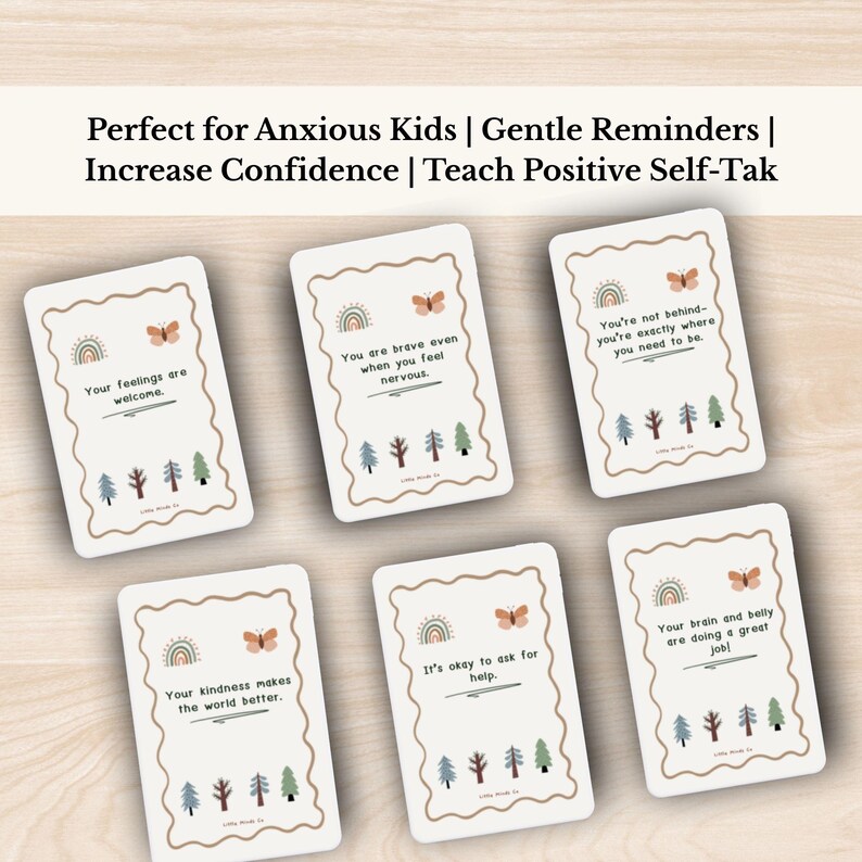 Lunchbox Affirmation Cards for Kids: Positive Notes, School ...