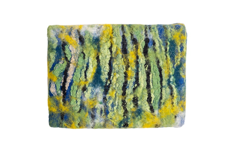 Multi Color Felt Picture From Wool Original Homme Decor Idea. - Etsy