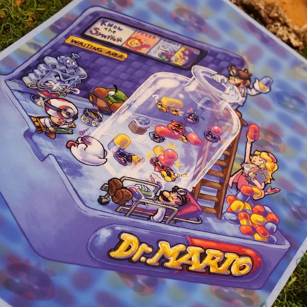 Dr Mario - Etsy