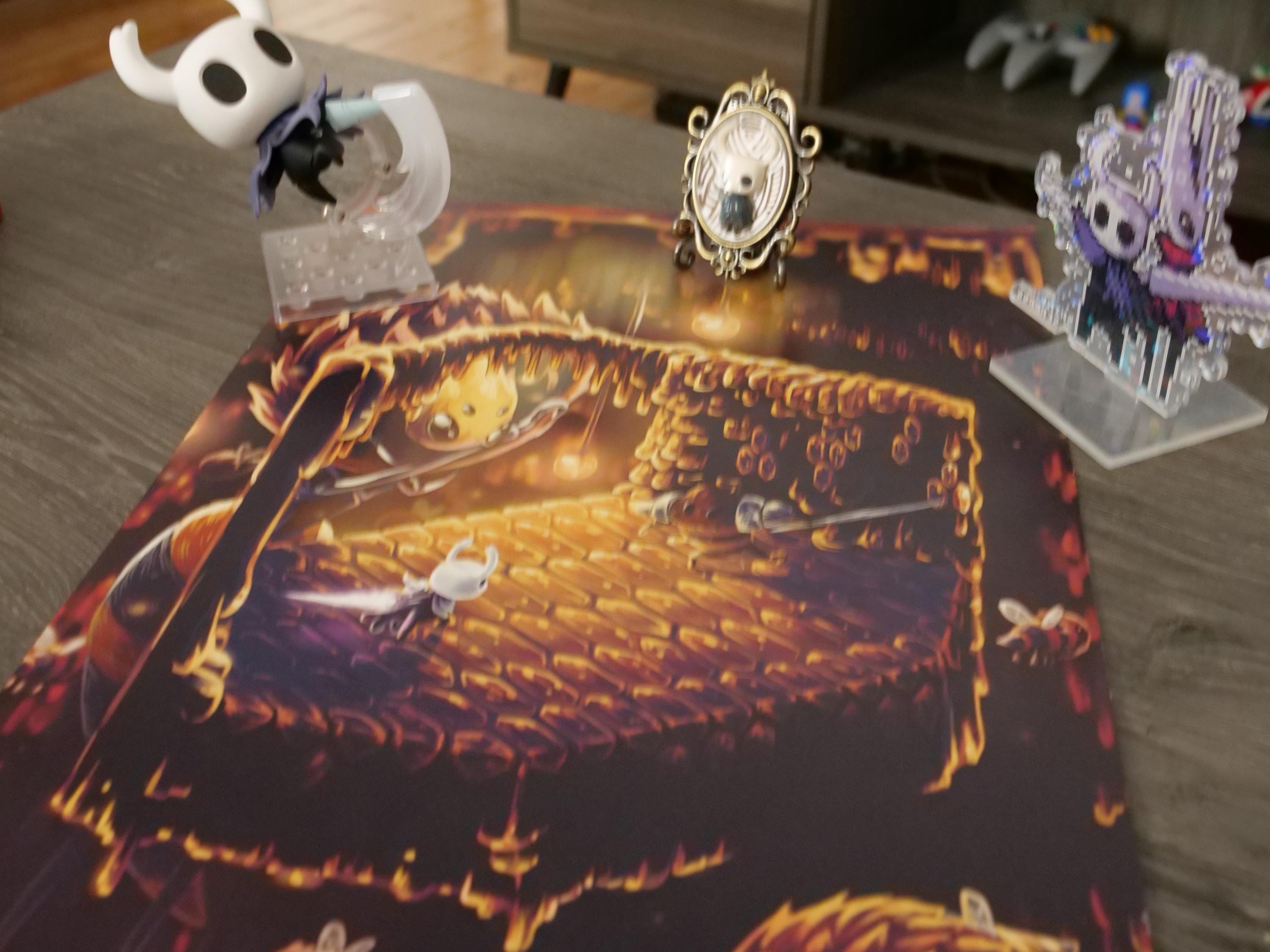 Hollow Knight Diorama Poster: Hive Knight Vs Intruder - Indie Game Art ...