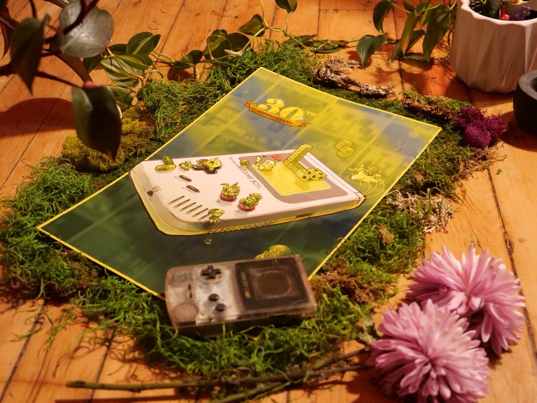 Gameboy 30th Anniversary Illustration - Isometric Diorama Illustration ...