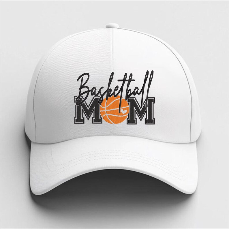 Basketball Mom Embroidery Design, Retro Game Day Embroidery File ...