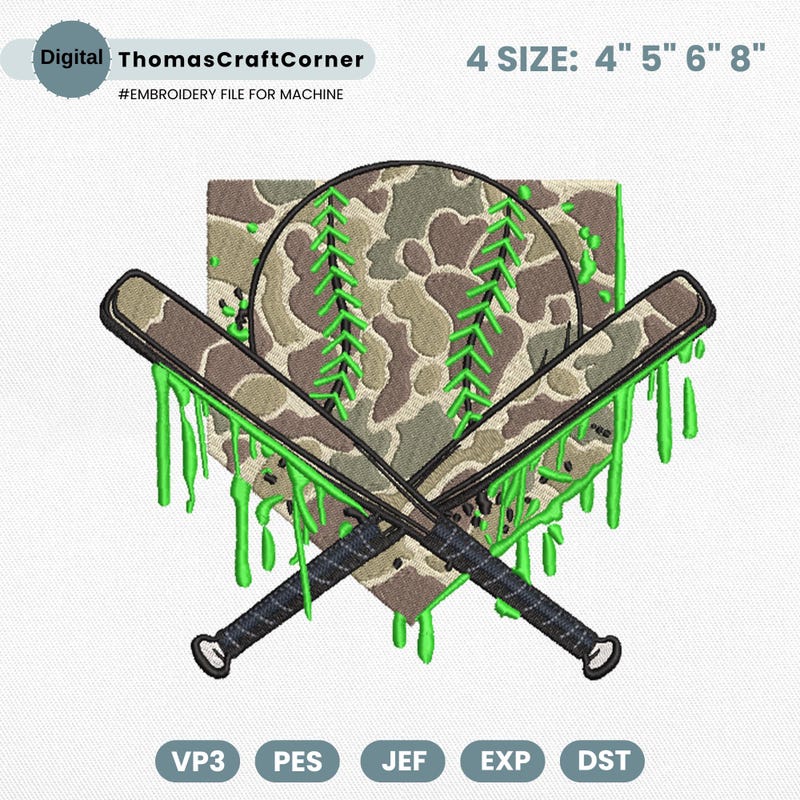 Camo Baseball Plate - Etsy