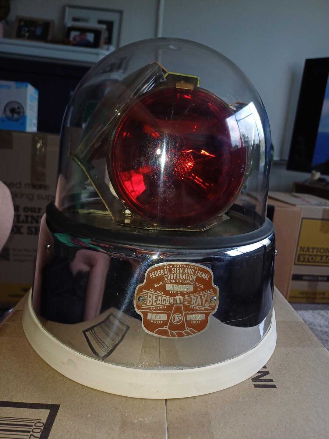 Vintage Federal Beacon Model 175 Hill Light - Etsy