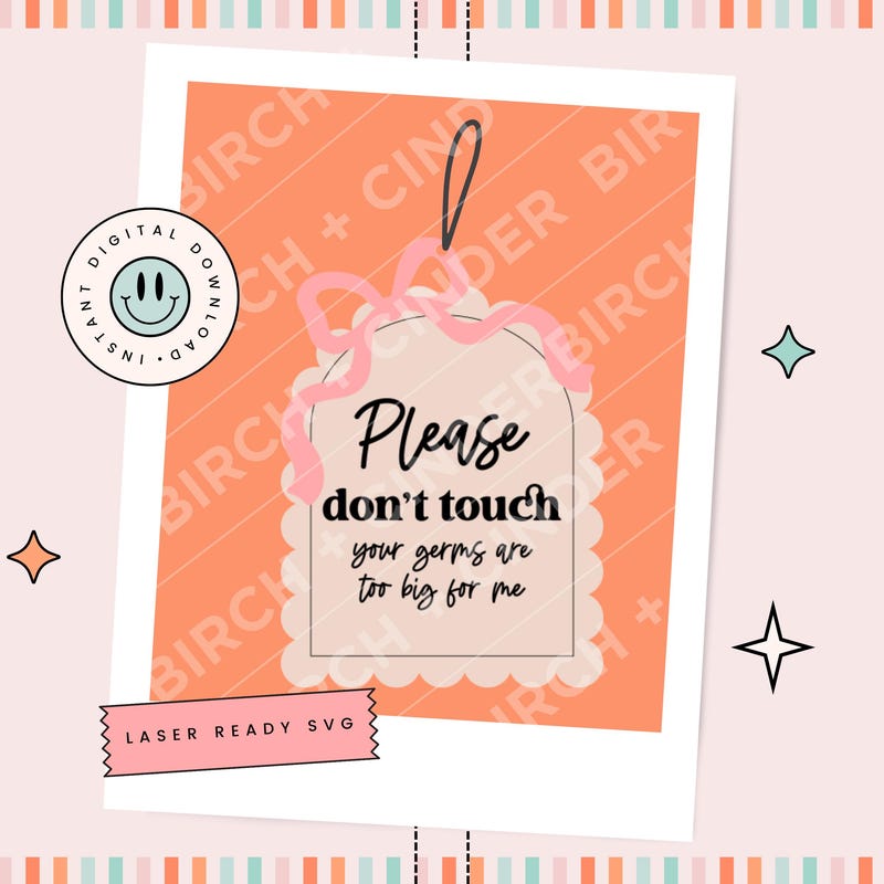 New Born Don T Touch - Etsy