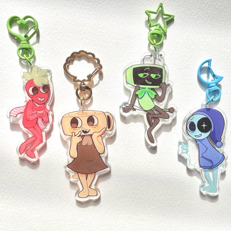 Dandy World Keychain - Etsy