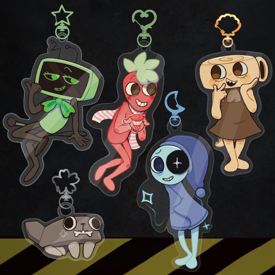 Dandy’s World 3 Inch Keychains - Etsy