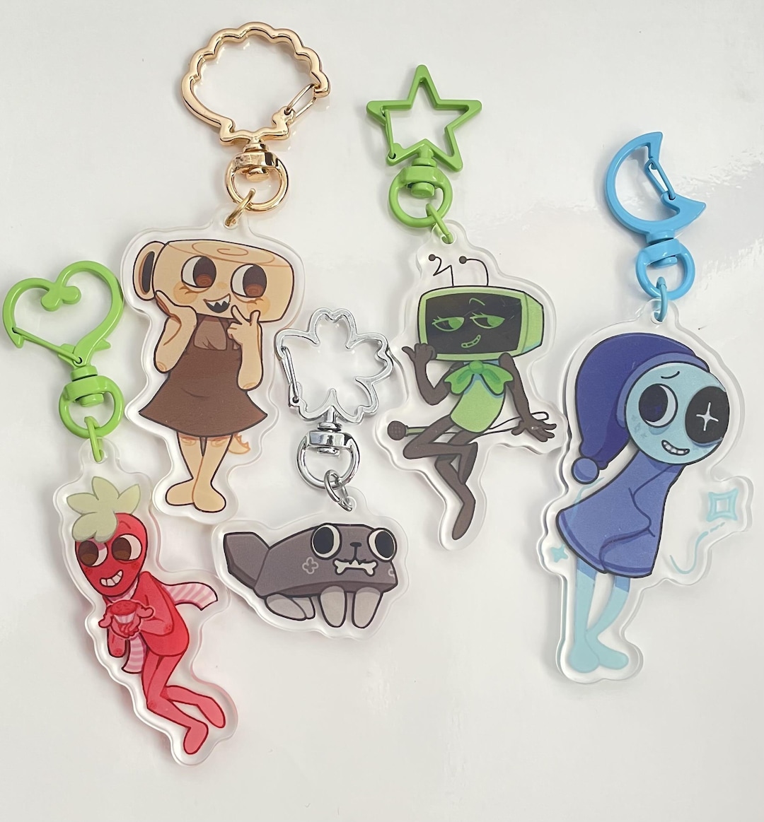 Dandy’s World Mains Keychains - Etsy