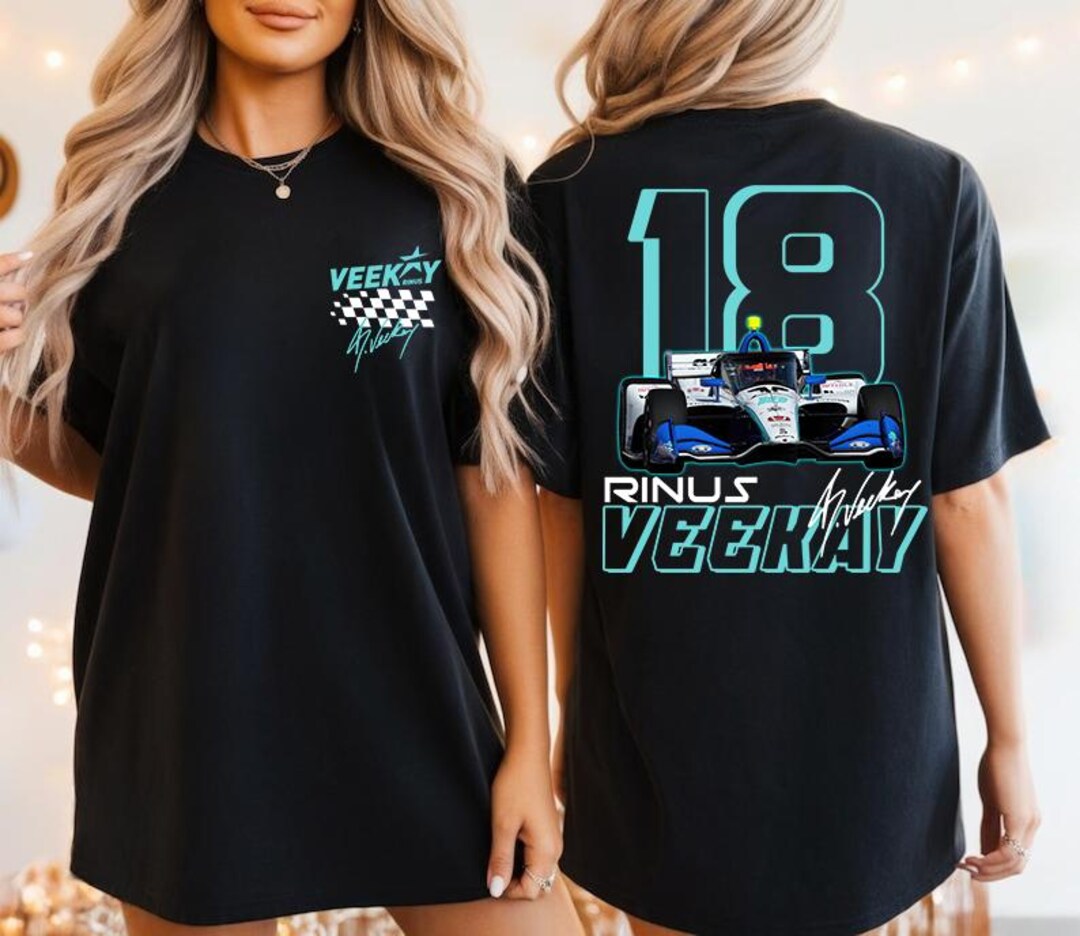 Rinus Veekay 18 Indycar T- Shirt 2026, Indycar Sweatshirt, Retro Racing ...