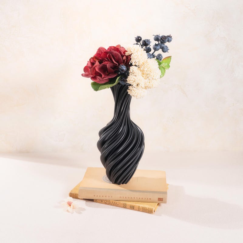 Swirl Vase - Etsy