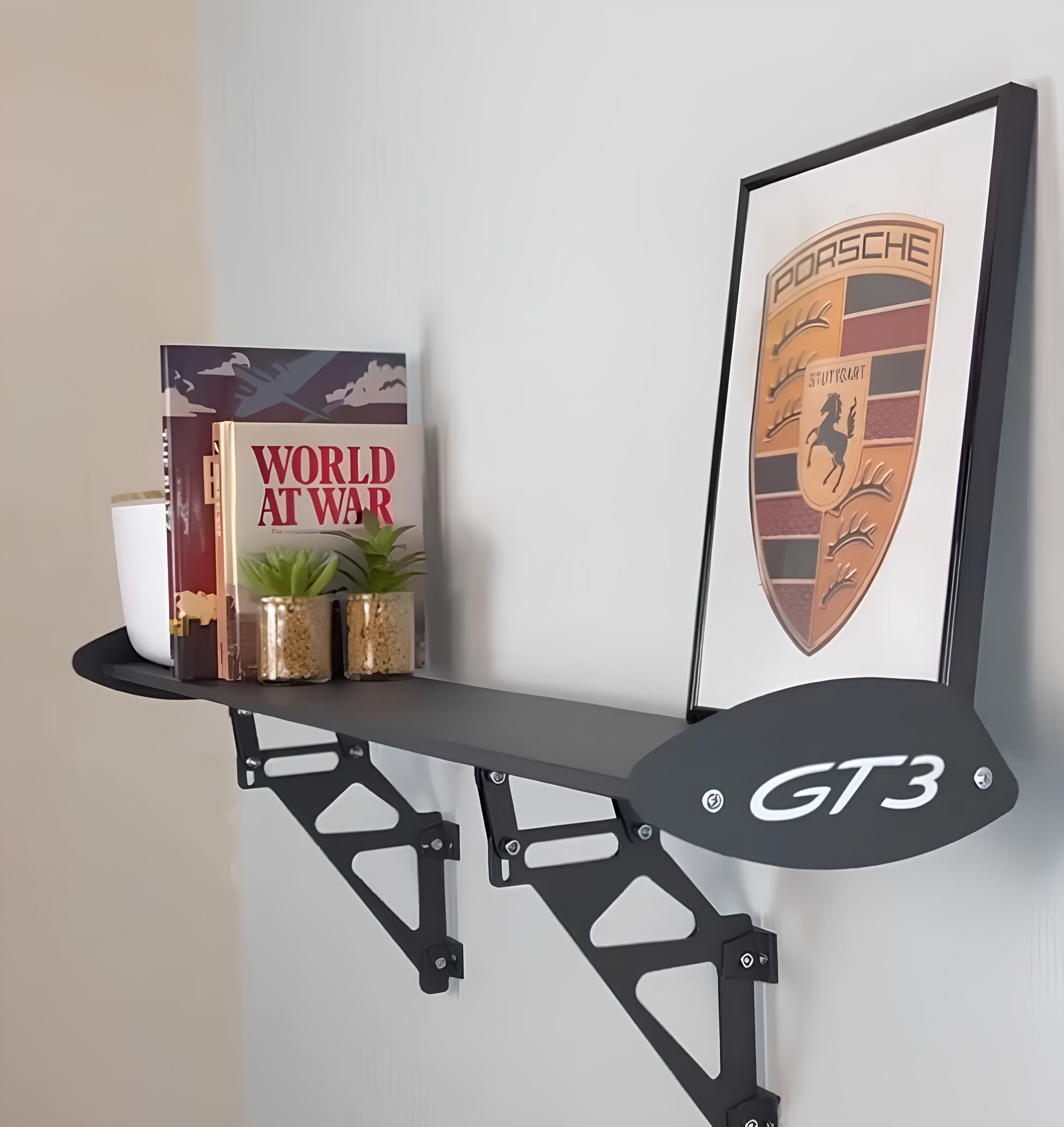Porsche GT3RS Inspired Spoiler Shelf - Etsy