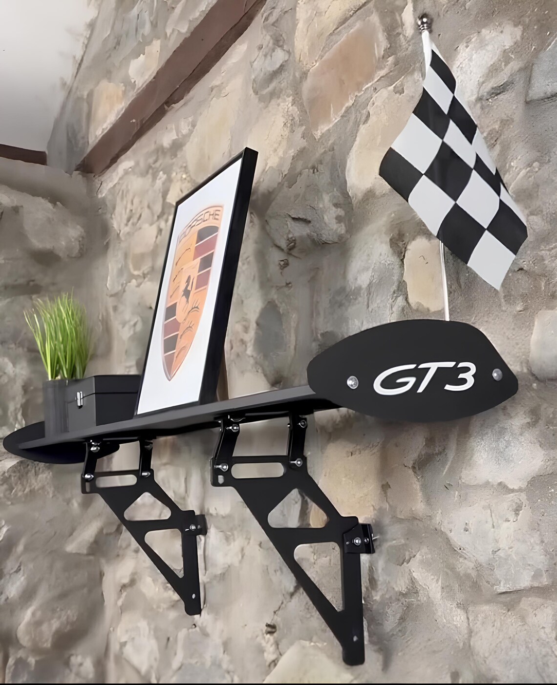 Porsche GT3RS Inspired Spoiler Shelf - Etsy