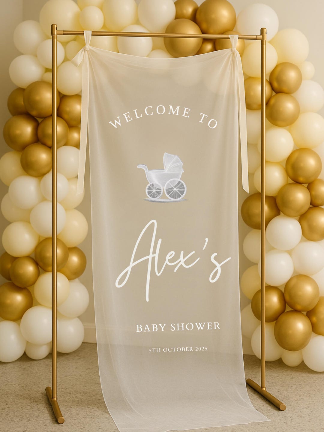 Sheer Wedding Welcome Sign , Personalized Sheer Welcome Sign Wedding ...