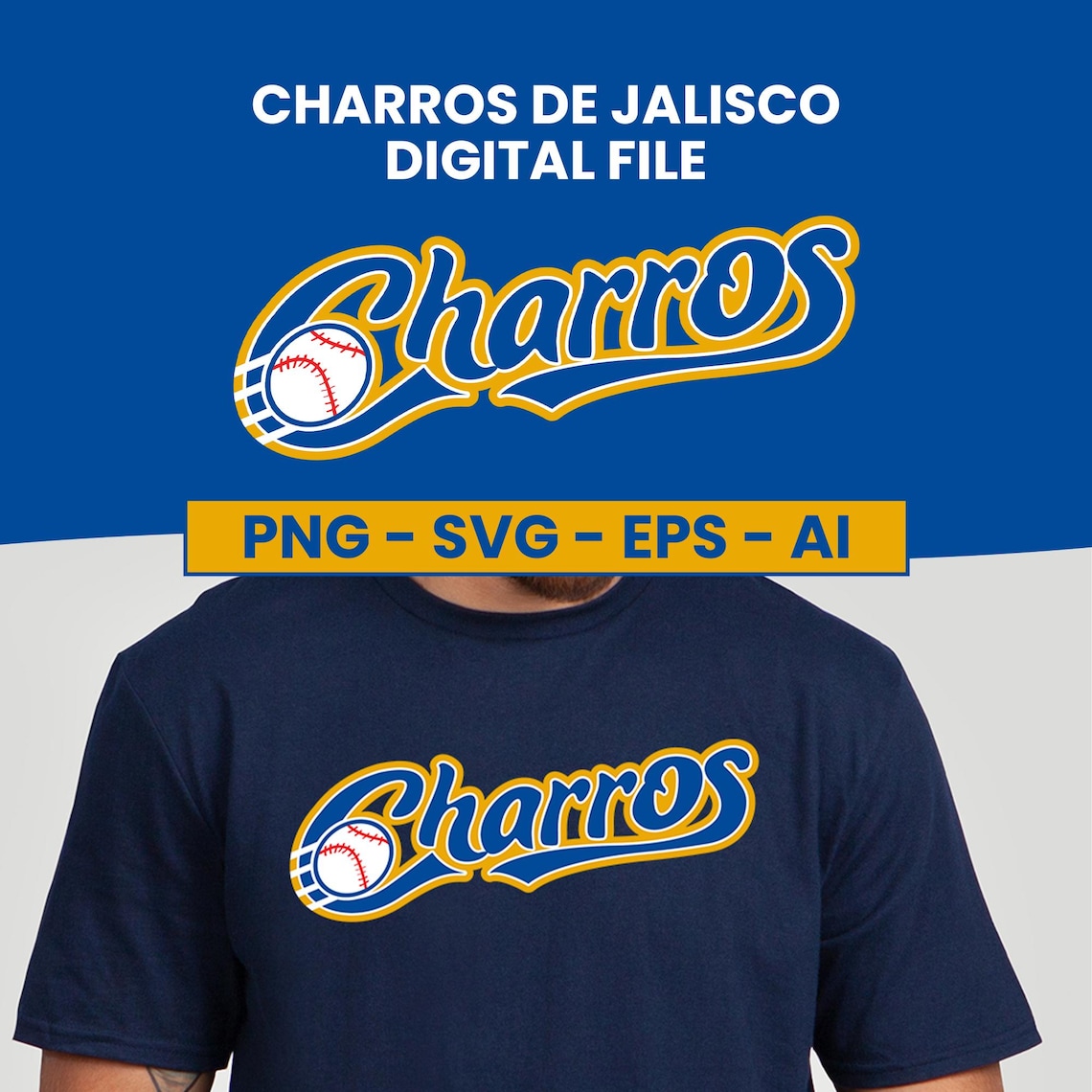 Logotipo de Charros de Jalisco - SVG, EPS, PNG (solo archivos digitales ...