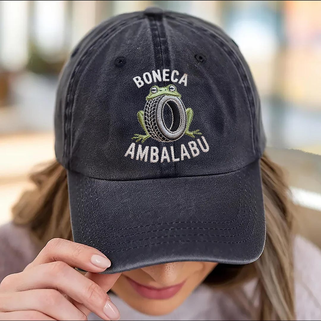 Embroidered Boneca Ambalabu Funny Brain Rot Hat, Italian Brainrot ...
