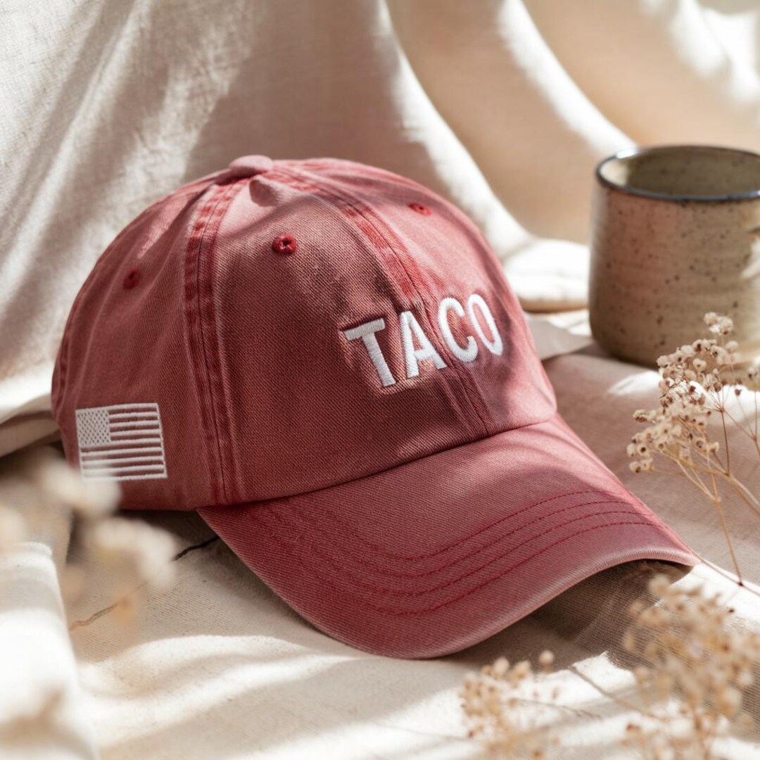 Embroidered Let's Go TACO Hat, Anti-trump Tariffs Protest Pigment Dyed ...