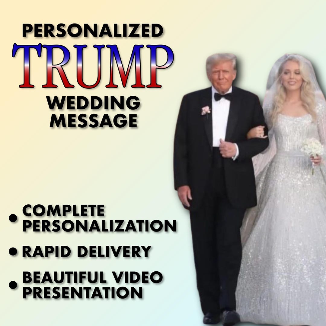 Personalized Donald Trump Wedding Video | Funny Custom Trump ...