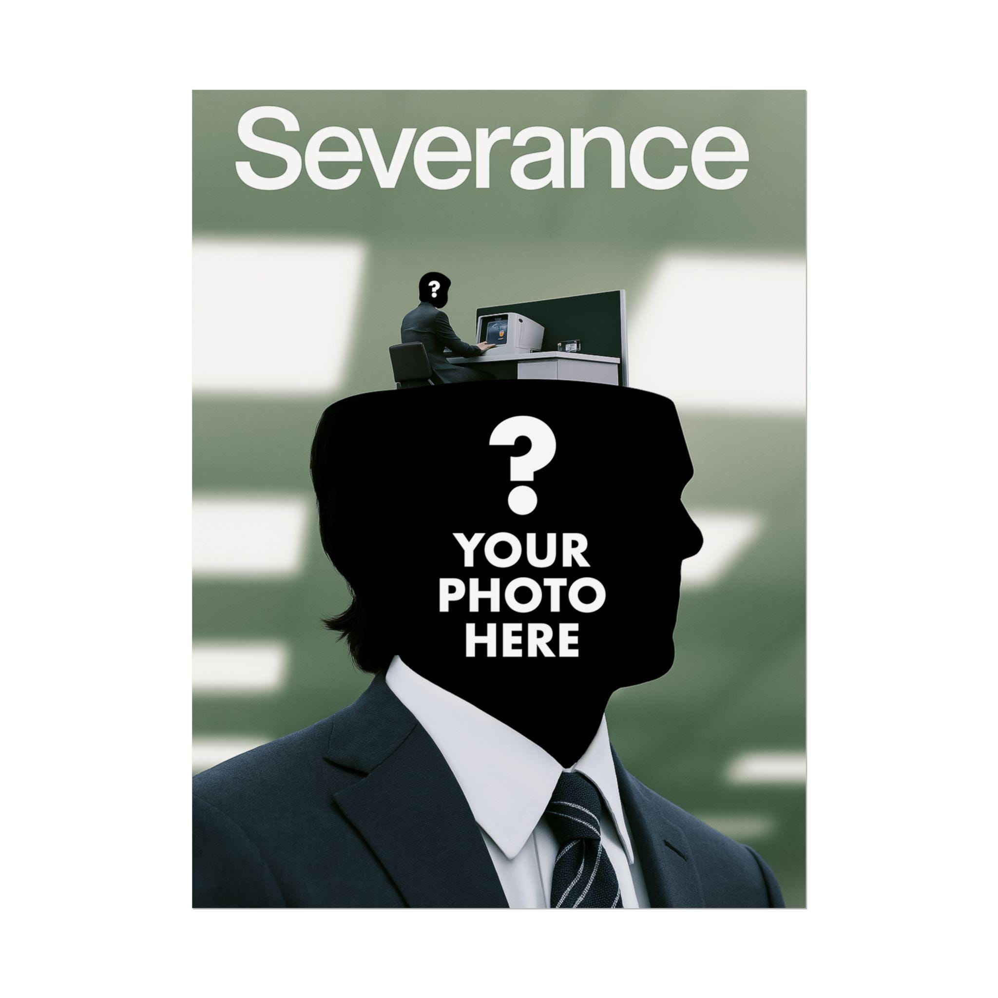Custom Severance Style Portrait | Personalized Sci-fi TV Show Poster ...