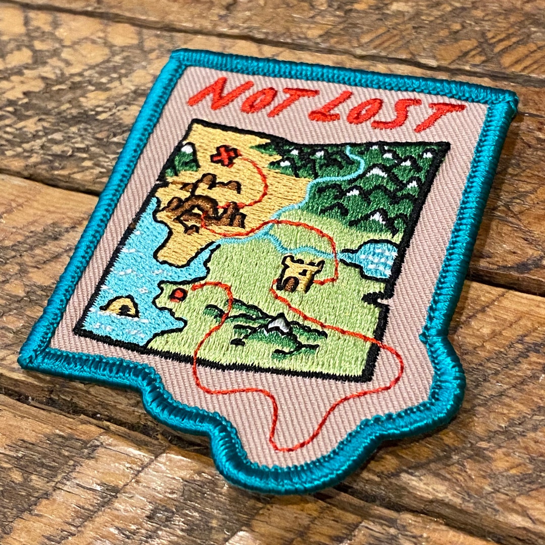 Not Lost Patch - Etsy