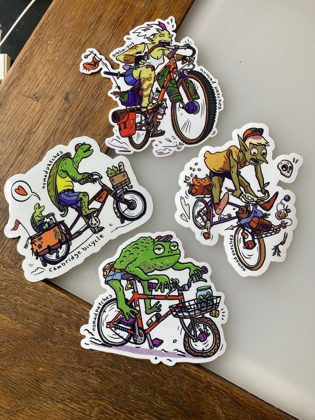 Green Bikers Sticker Pack - Etsy