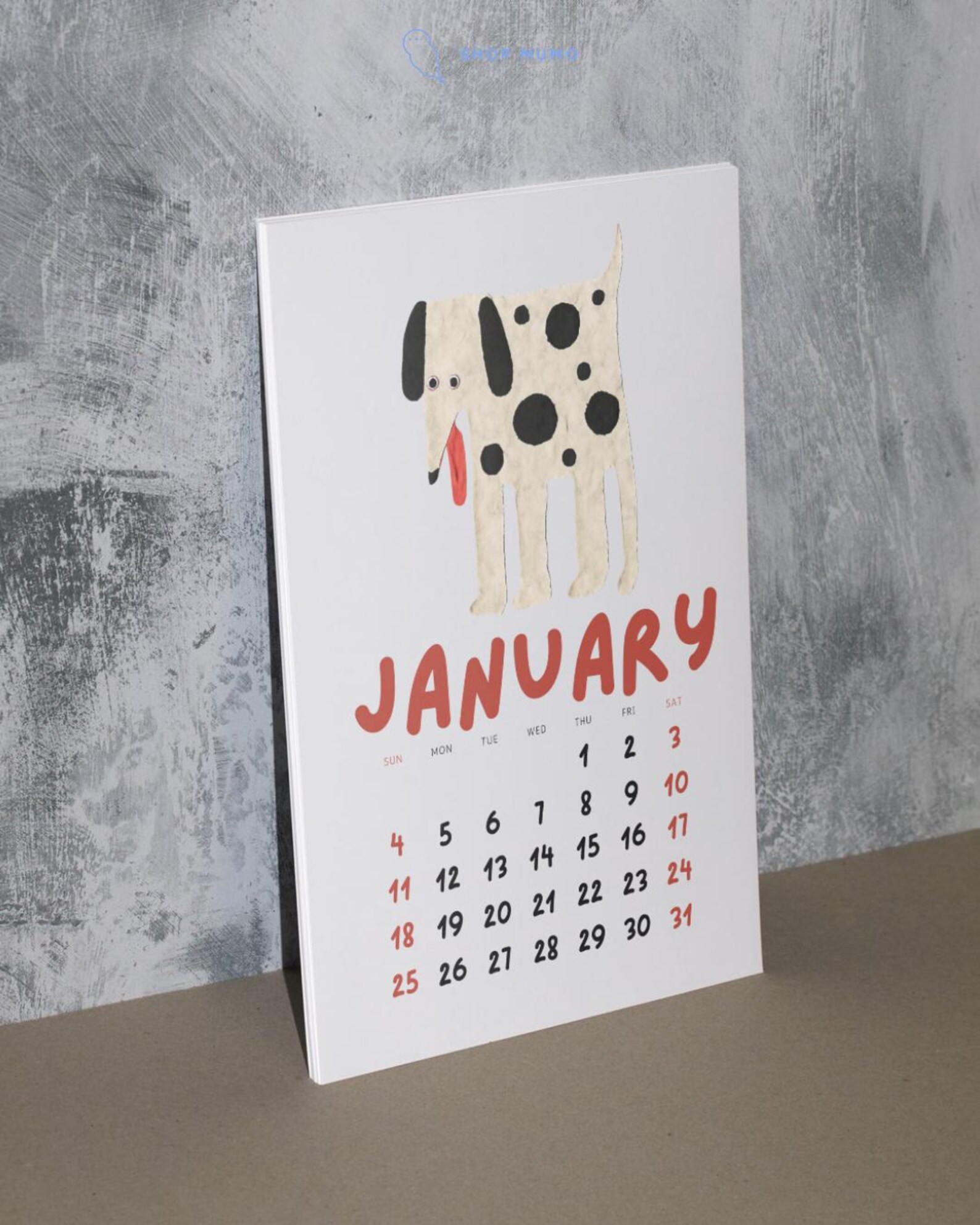 2026 Calendar • A4 Printable Wall Art • Dog Illustrations • Instant ...