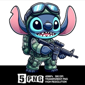 Soldier Stitch Design 5 PNG Stitch Clipart Design High Resolution Png ...