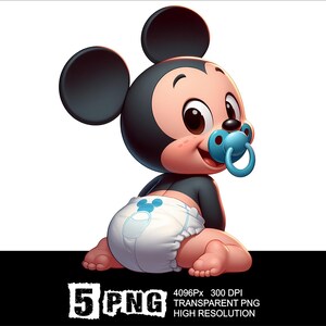 Baby Mickey Design 5 PNG Mickey Clipart High Resolution Png Design ...