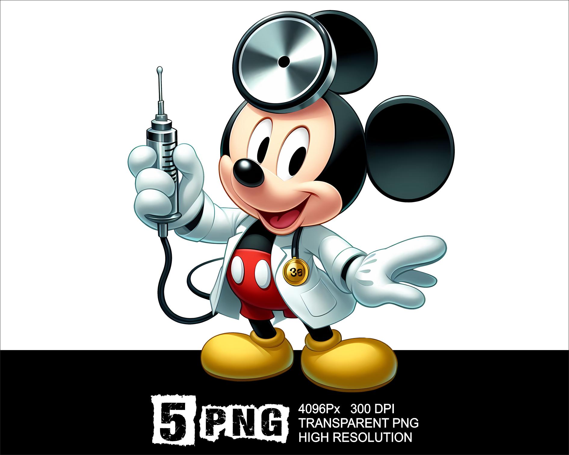 Mickey Doctor Design 5 PNG Mickey Clipart High Resolution Png Design ...