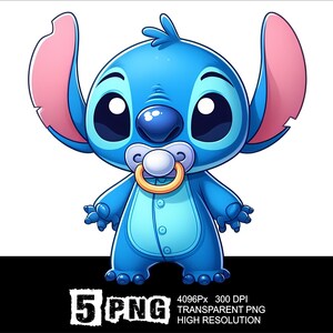 Baby Stitch Design 5 PNG Stitch Clipart High Resolution Png Design ...