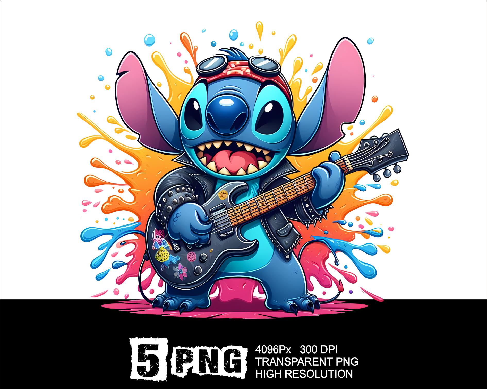 Stitch Rock Design 5 PNG Stitch Splash High Resolution Png Design ...
