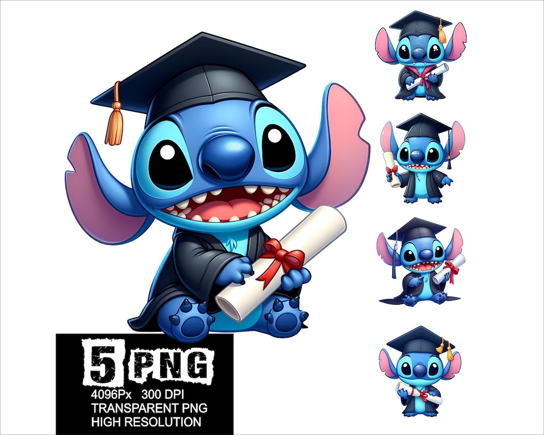 Graduation Stitch Design 5 PNG Stitch Graduation Clipart High ...