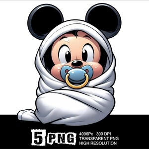 Baby Mickey Design 5 PNG Mickey Clipart High Resolution Png Design ...