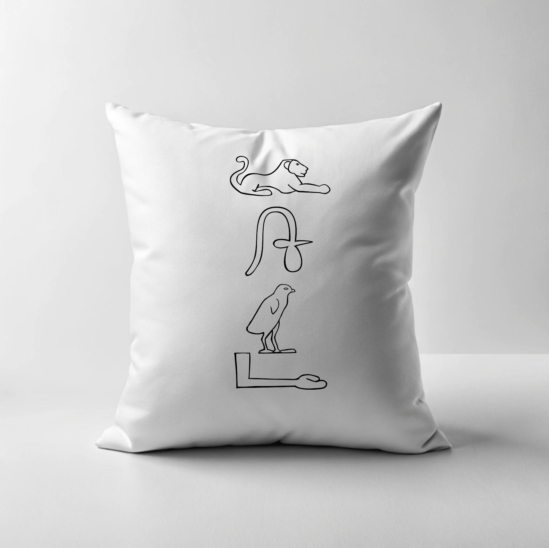 Egyptian Hieroglyphs Font Egyptian SVG Hieroglyphs Vector Alphabet ...