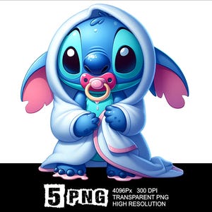 Baby Stitch Design 5 PNG Stitch Clipart High Resolution Png Design ...