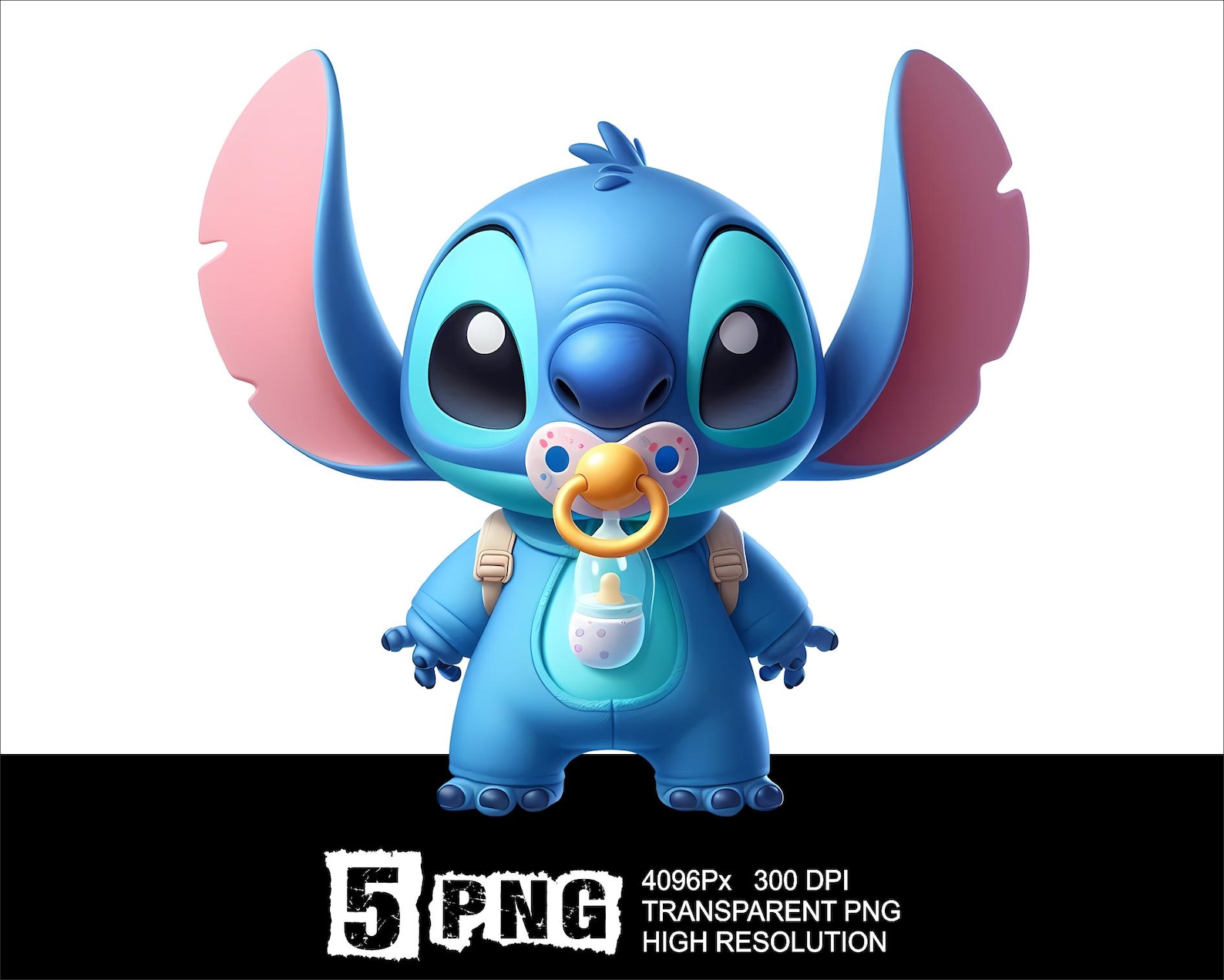 Baby Stitch Design 5 PNG Stitch Clipart High Resolution Png Design ...