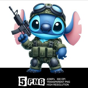 Soldier Stitch Design 5 PNG Stitch Clipart Design High Resolution Png ...