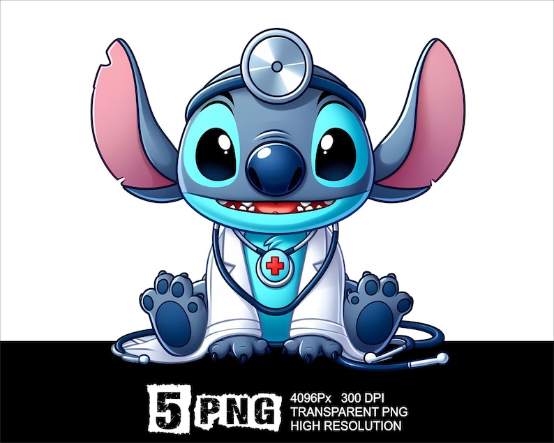 Stitch Doctor Design 5 PNG Doctor Stitch Clipart High Resolution Png ...