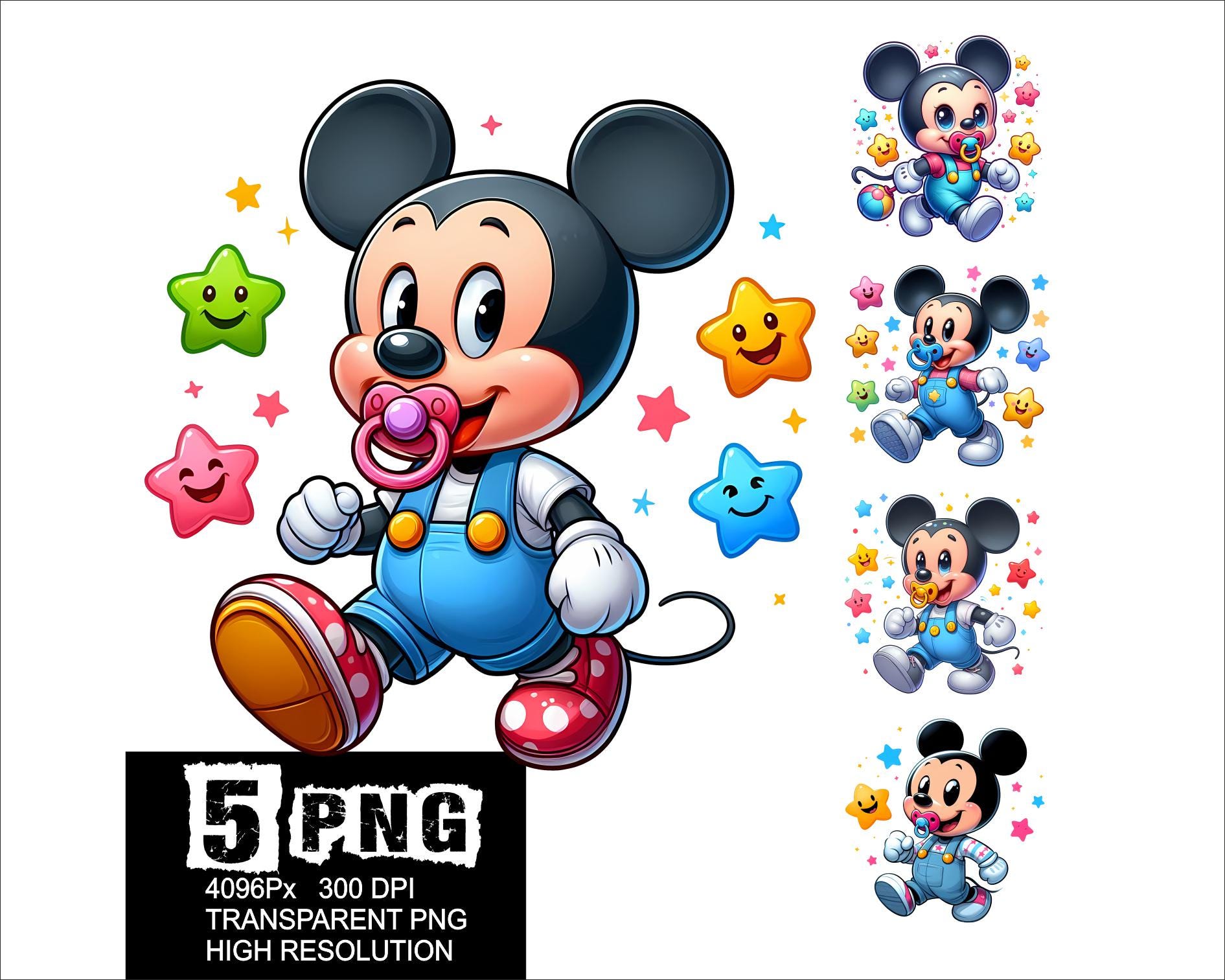 Mickey Baby Boy Mouse Design 5 PNG Mickey Clipart High Resolution Png ...