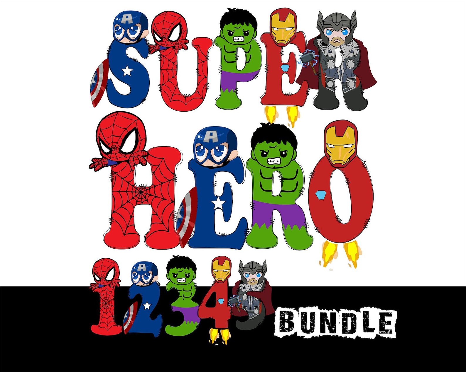 Superhero Alphabet PNG Avanger Font Super Hero Letter Hero Doodle PNG ...