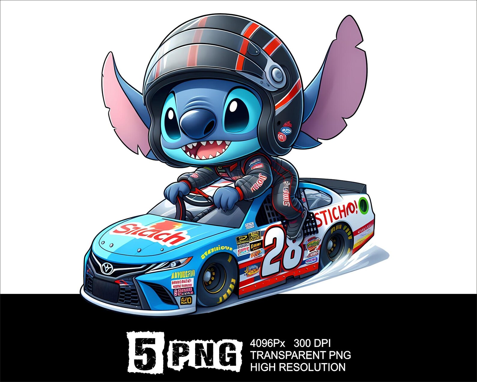 Stitch Racing Design 5 PNG Stitch Car Design High Resolution Png Design ...
