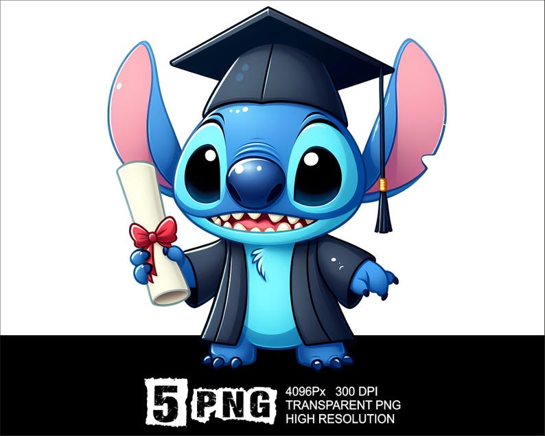 Graduation Stitch Design 5 PNG Stitch Graduation Clipart High ...